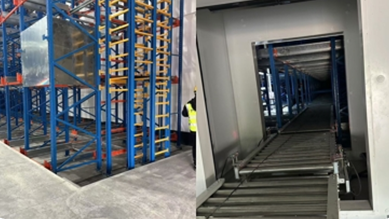 Mixed Warehouse—9 Four-Way Carts and 4 Elevators - Tianjin Master ...